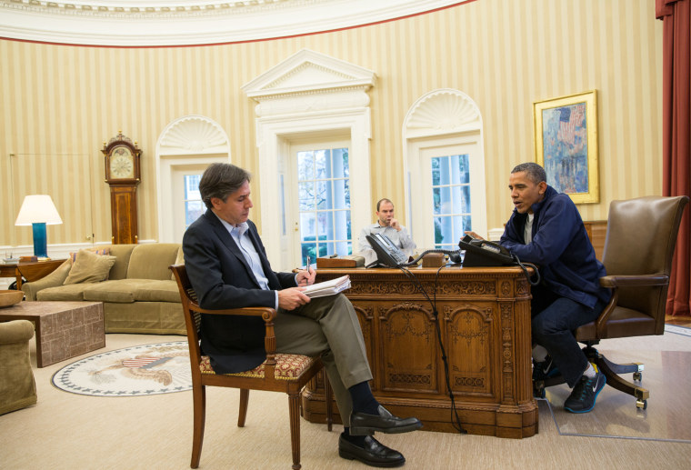 Images of Obama, advisers discussing historic deal with Iran in Oval Office
