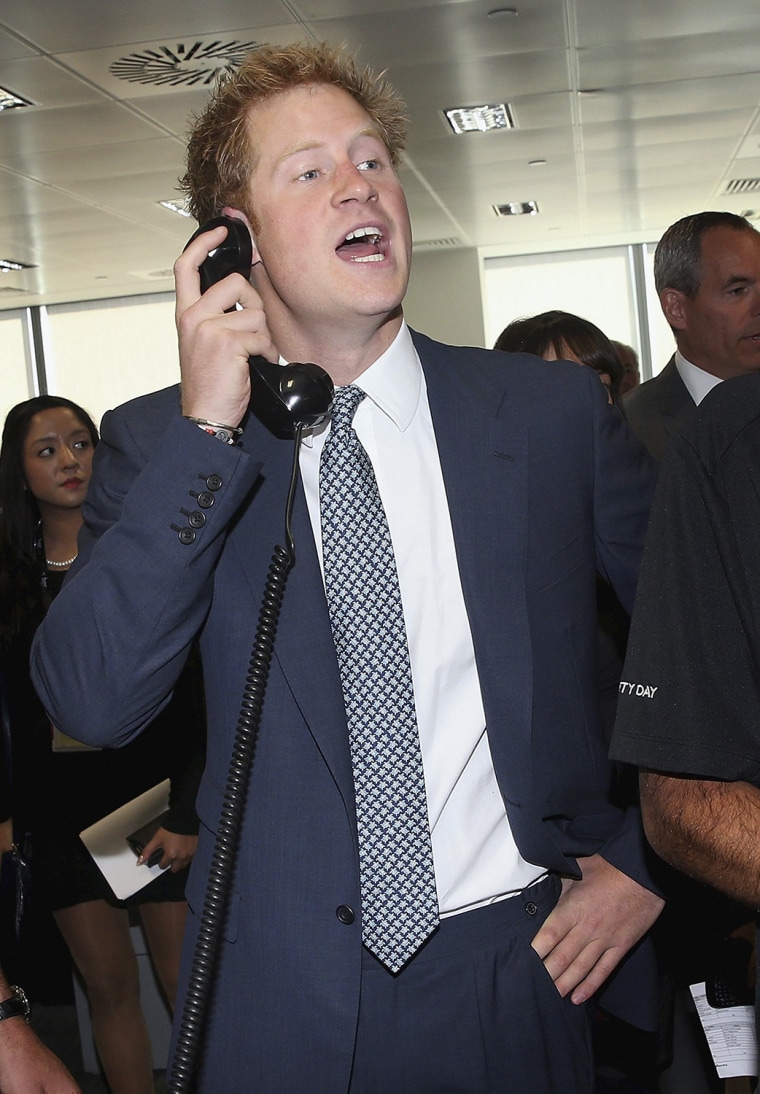 Princes William, Harry trade stocks for 9/11 charity event