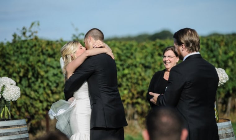 Connecticut vineyard real wedding is all about family