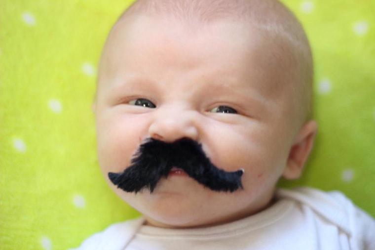16 adorable 'Movember' babies show off their 'staches