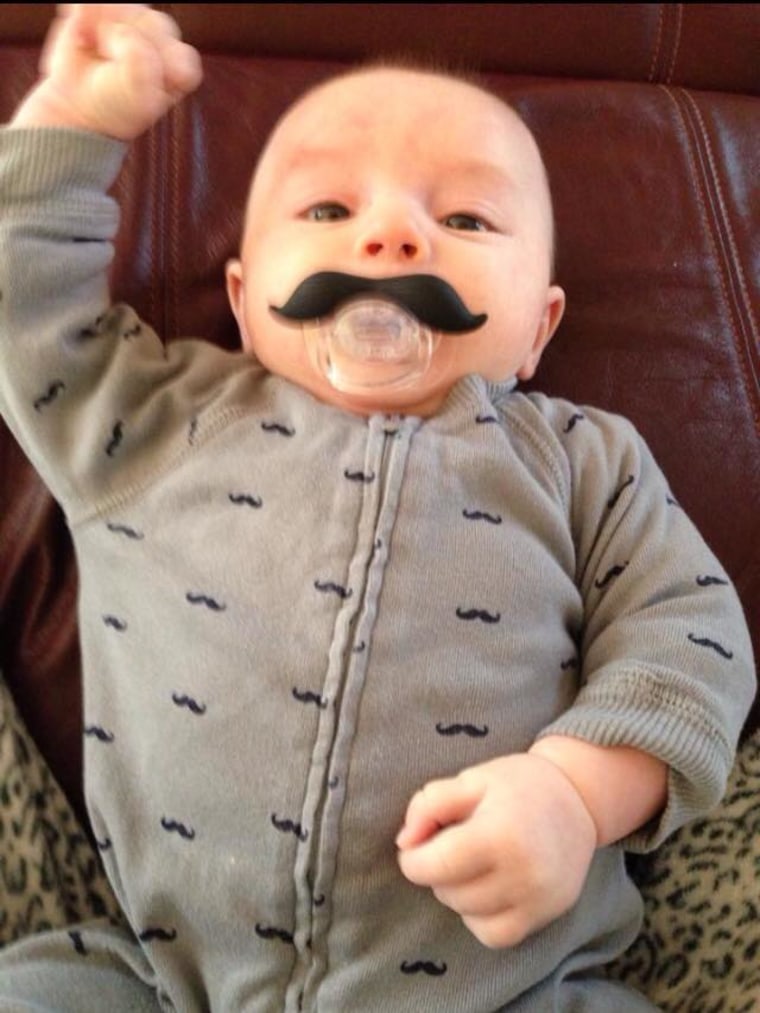 16 adorable 'Movember' babies show off their 'staches