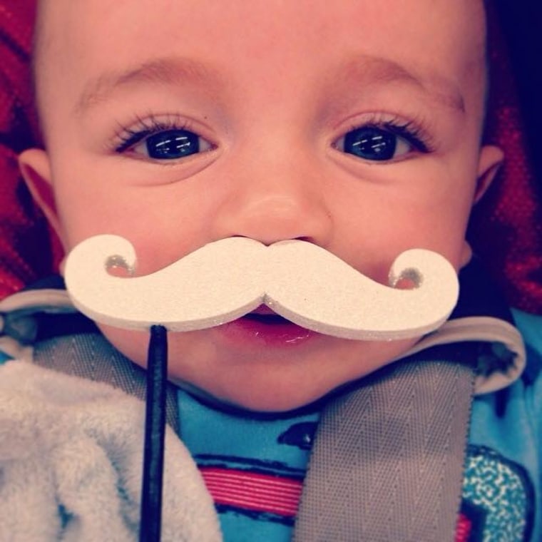 16 adorable 'Movember' babies show off their 'staches