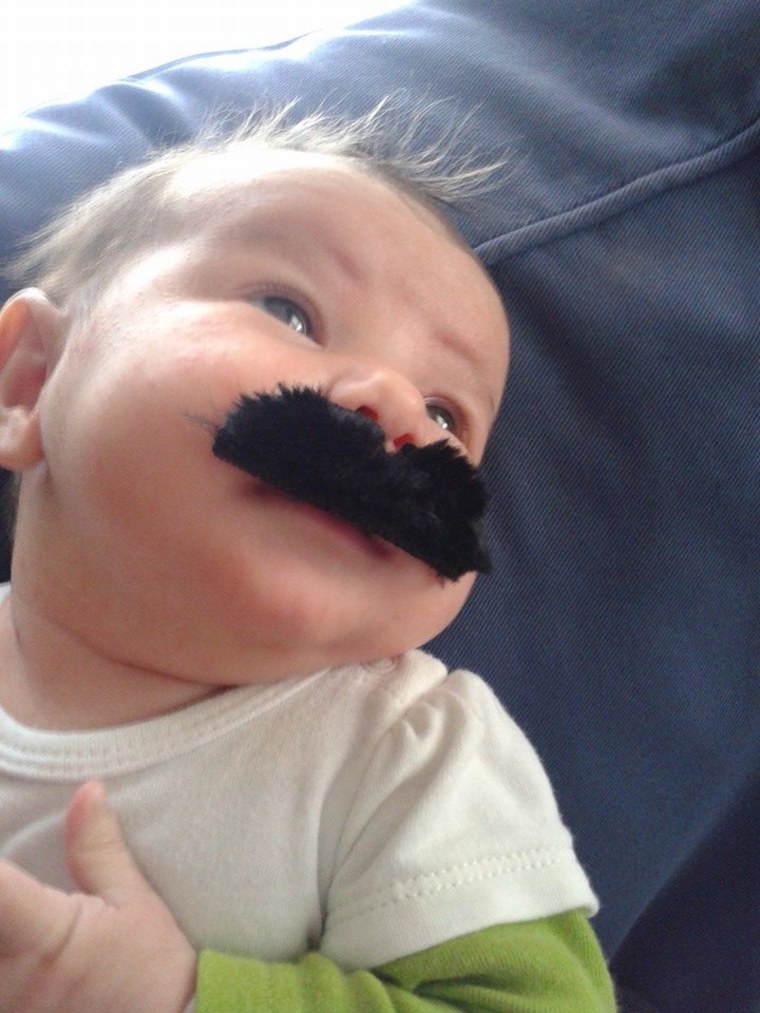 16 adorable 'Movember' babies show off their 'staches