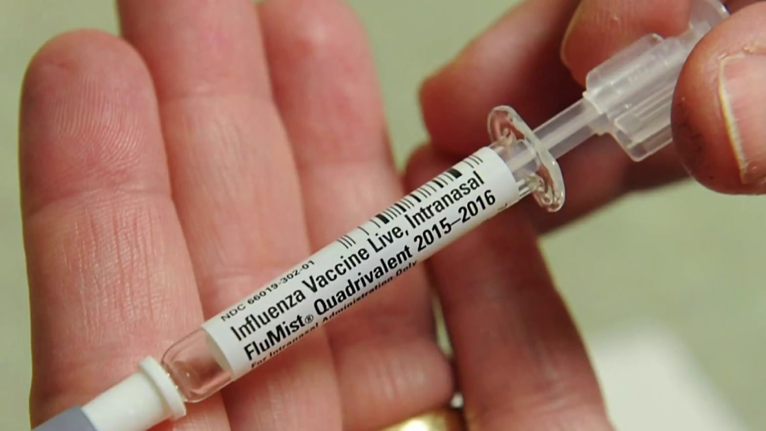Nasal flu vaccine store