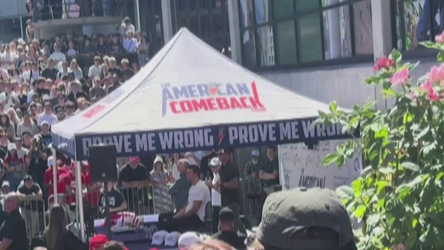 Video captures moment Charlie Kirk was shot at Utah event - News View ...