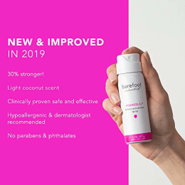 This foot spray prevents blisters from wearing high heels