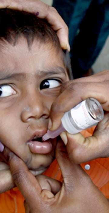 Fighting polio in India