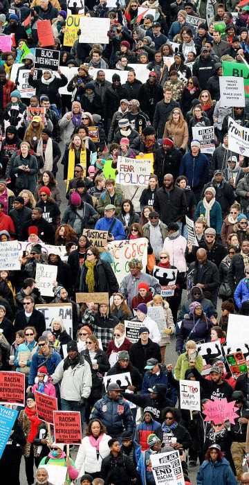 Thousands March Around the Country Protesting Against Police Violence
