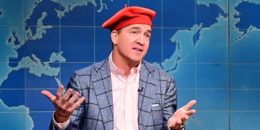 Margot Robbie gets interviewed by her brother