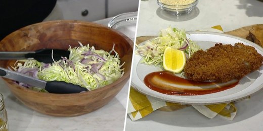 Crispy Chicken Katsu and Yuzu Cabbage Salad: Get the Recipes