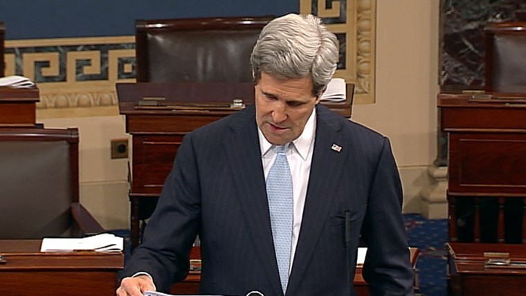 Kerry says goodbye to Senate
