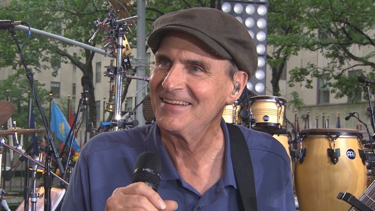 James Taylor performs on TODAY show summer concert series