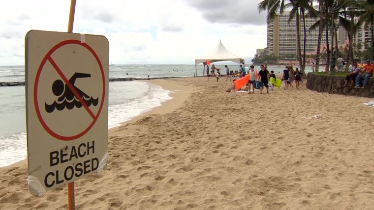 Waikiki Beach Closed After 500,000 Gallon Sewage Spill