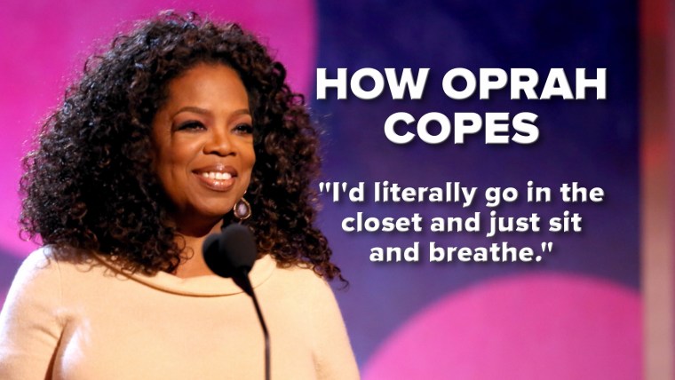 Oprah Winfrey reveals her personal secret to coping with stress