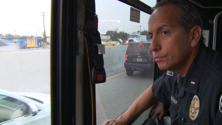 Police Bus Busts Distracted Drivers