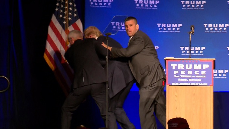 Donald Trump Rushed Off Stage During Nevada Speech
