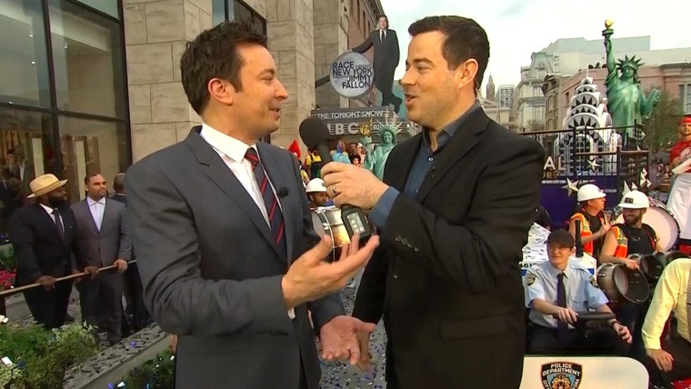 Jimmy Fallon's daughters steal the spotlight during dad's speech at ...