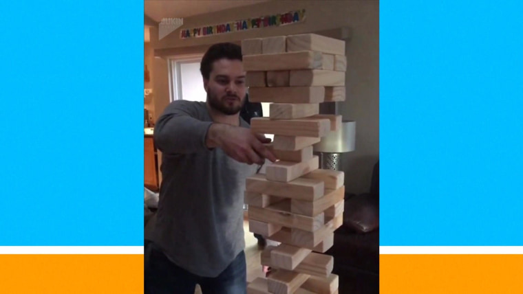 Watch this Jenga player pull off an amazing move