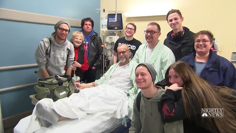 Man who wore shirt seeking kidney donor finds his match—and a friend