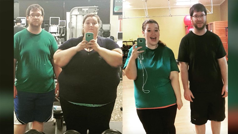 How this couple lost over 400 pounds together