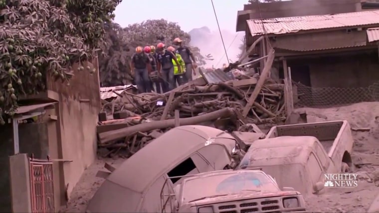 Going above and beyond to help volcano victims