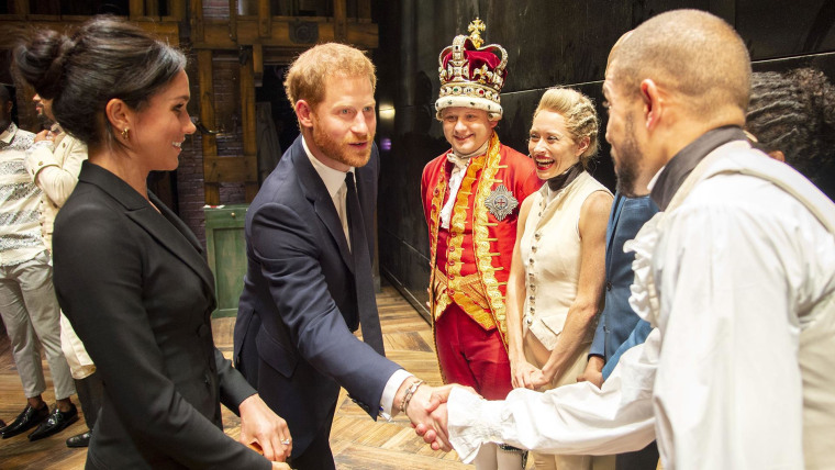 Prince Harry bursts into song at 'Hamilton' performance