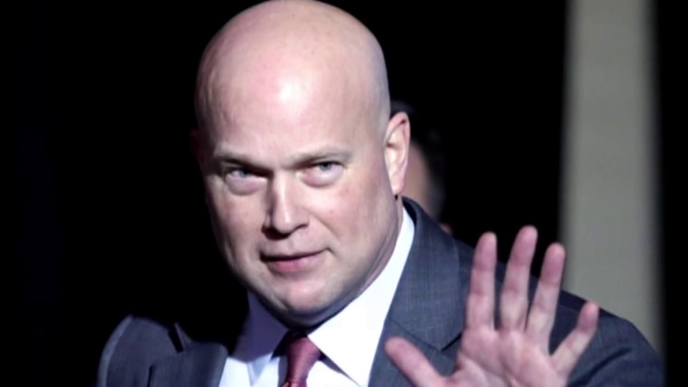 Acting Attorney General Whitaker says House panel must drop subpoena threat