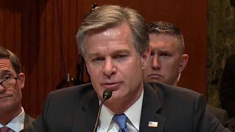 FBI Dir. Wray knocks down AG Barr’s claim the Trump campaign was spied on