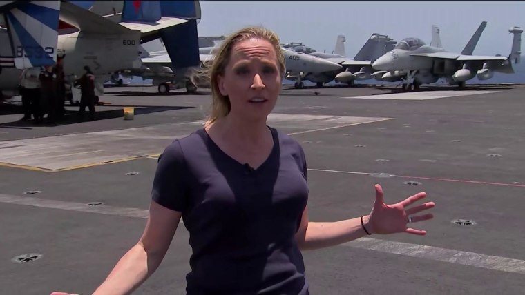 A rare look inside the USS Abraham Lincoln amid tensions with Iran
