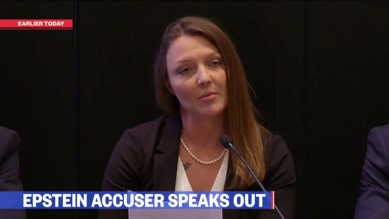 Epstein accuser speaks out in court
