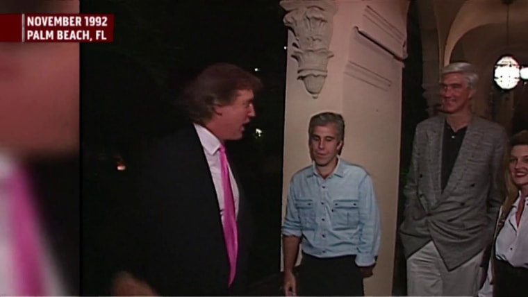 Newly-found footage shows Trump, Epstein at a '92 party