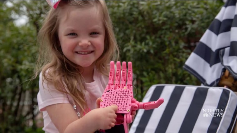 5-year-old girl receives pink prosthetic hand thanks to Cincinnati ...