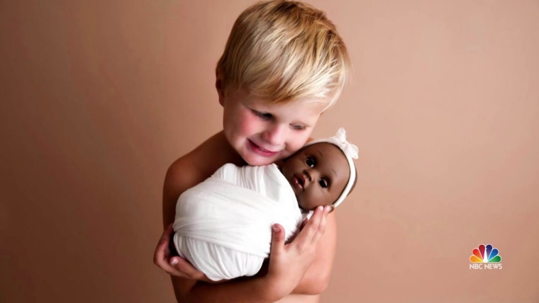 The inspiring story behind this 4-year-old boy’s viral doll photos