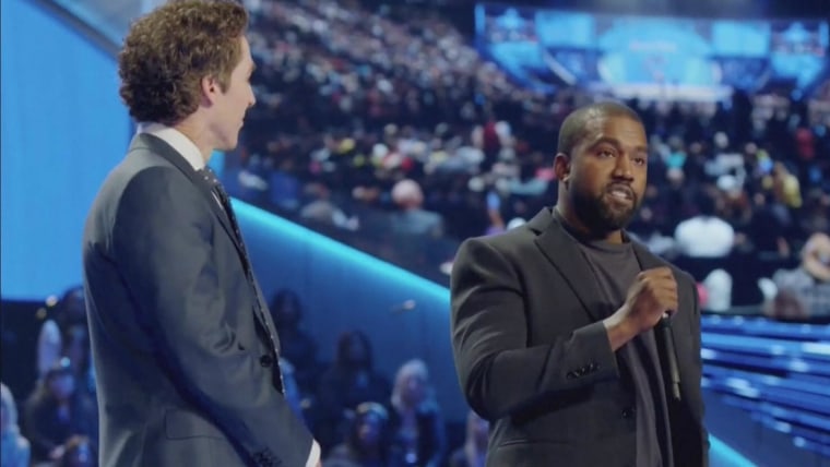 Kanye West talks about serving God during visit with Joel Osteen