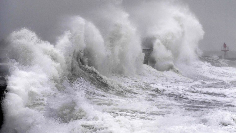 Sights and sounds: Storm Ciara wreaks havoc in Europe