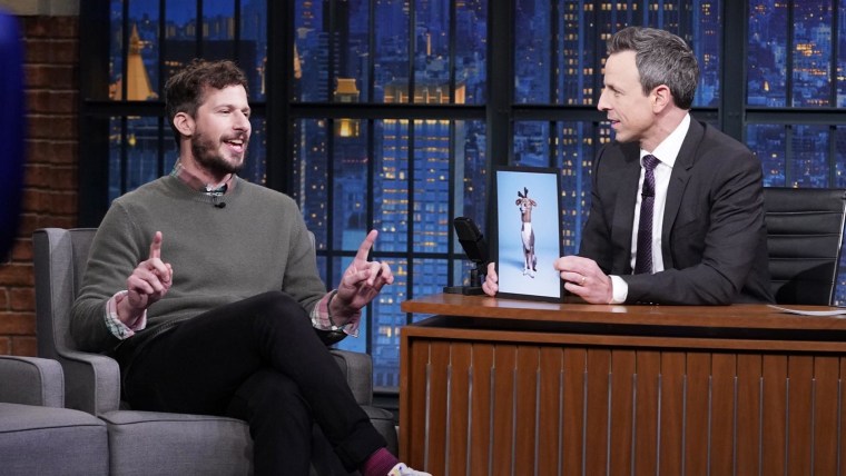 Andy Samberg reveals why he hates Seth Meyers’ dog