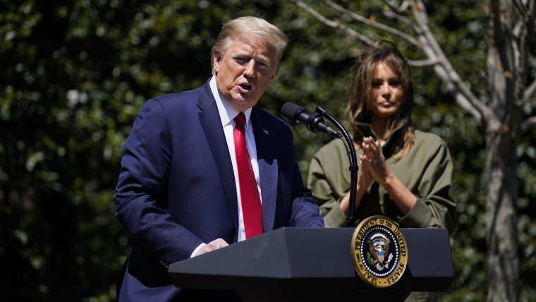 Trump announces efforts to reopen national parks at Earth Day event