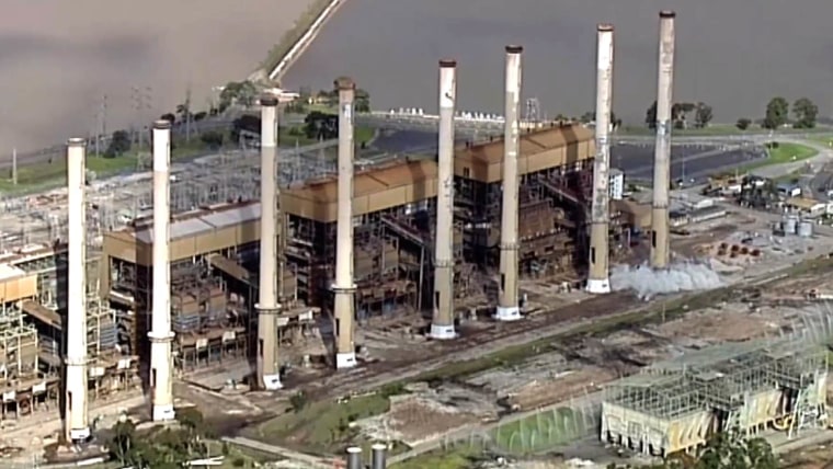 Watch: Eight chimneys demolished at power plant