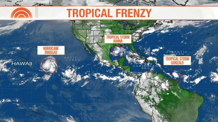 3 storm systems bearing down on United States, the Caribbean