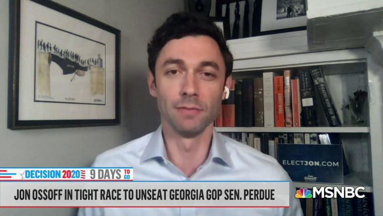 Democratic Senate Candidate Jon Ossoff on the election momentum ...