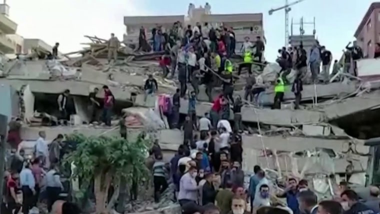70 Year Old Pulled Alive From Rubble In Turkey As Earthquake As Death