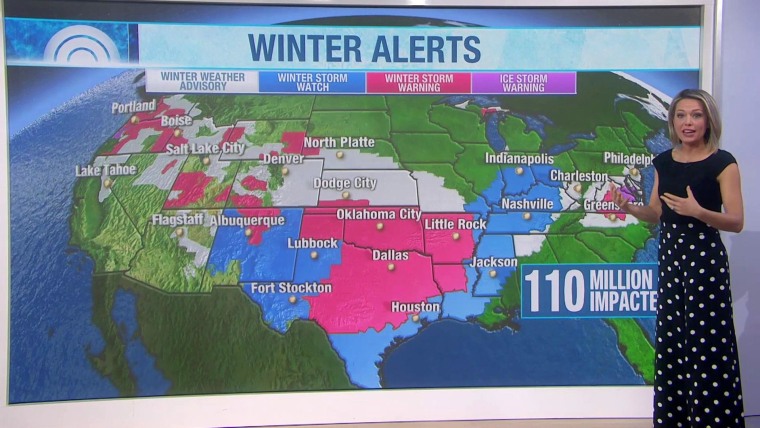 Weekend weather expected to be treacherous for much of the U.S.
