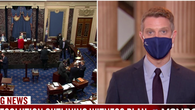 Second Trump Senate impeachment trial rules regarding witnesses being ...