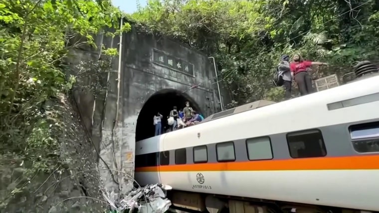 Taiwan train crash kills at least 50 people, leaves dozens injured