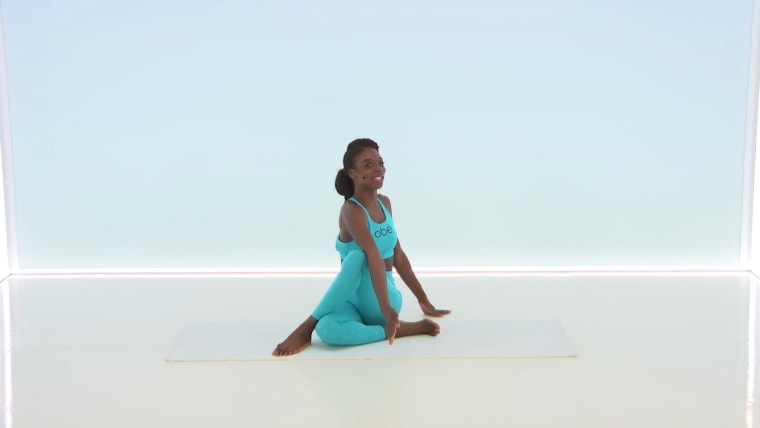 Marcia Meade leads a 5-minute full-body stretch