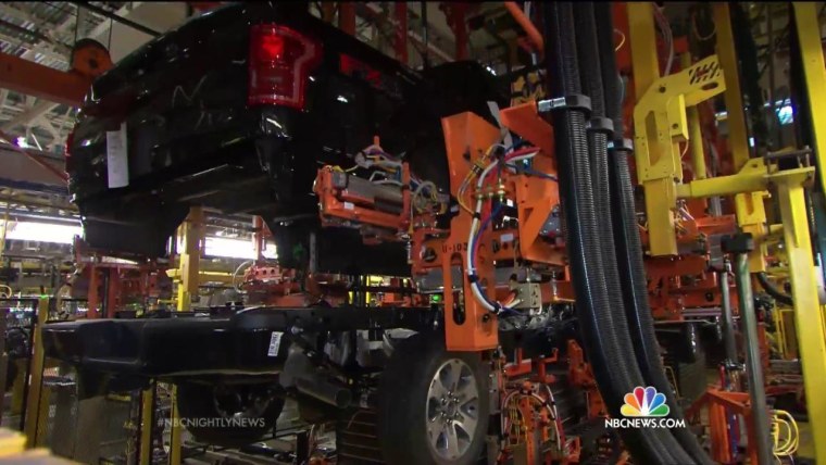 Slimmer, Trimmer Ford F-150 Pickup Rolls Off Assembly Line