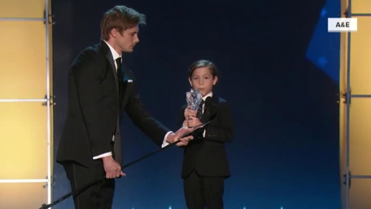 'Room' star Jacob Tremblay accepts Critics' Choice Award with adorable ... 'Room' star Jacob Tremblay accepts Critics' Choice Award with adorable ...
