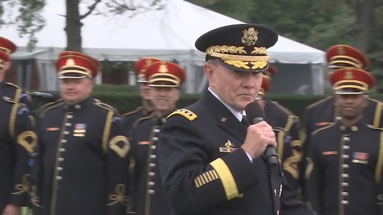 Gen. Martin Dempsey Shows off Singing Voice at Retirement Event