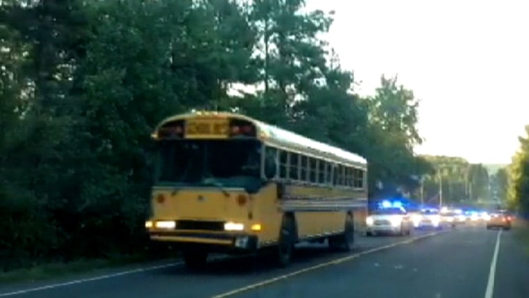 Video shows police in pursuit of hijacked school bus