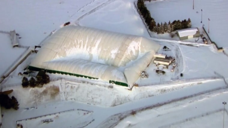Michigan Sports Dome Collapses Under Snow